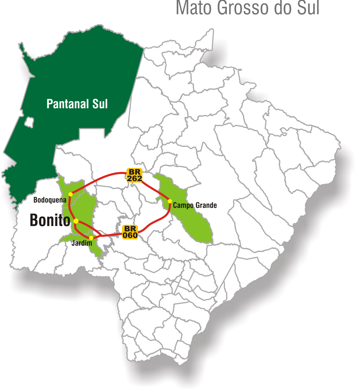 ATRATUR :: Bonito | MS | Brasil: Como Chegar