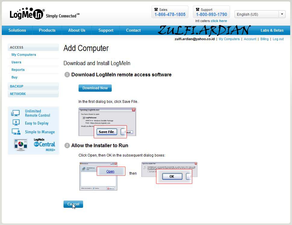 Computer Tips and Useful Software: LogMe In - Remote Access to Your PC ...