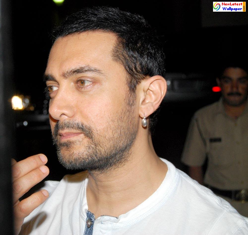 Aamir Khan new look at Imran-Avantika Mehndi Ceremony Wallpapers