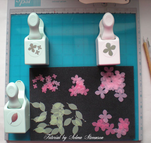 Selma's Stamping Corner and Floral Designs: Tutorial on Making Punched ...