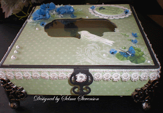 Selma's Stamping Corner and Floral Designs: Pretty Box with Feet