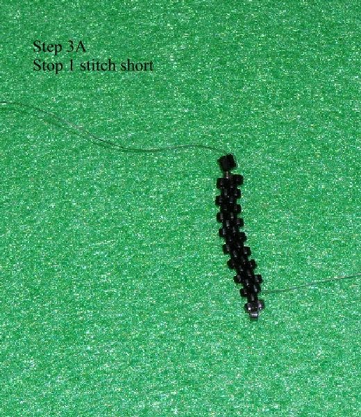 Queenie's Beads: Russian Leaf Done in Peyote Part 1