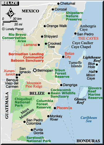 Taking Belize: Maps of Belize