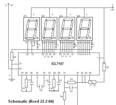 DIGITAL SYSTEMS: 11. Led display digital Voltmeter