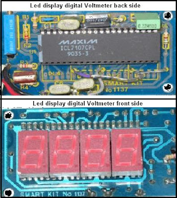 DIGITAL SYSTEMS: 11. Led display digital Voltmeter