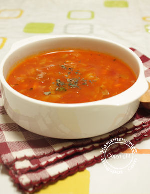 Resepi Sup Tomato