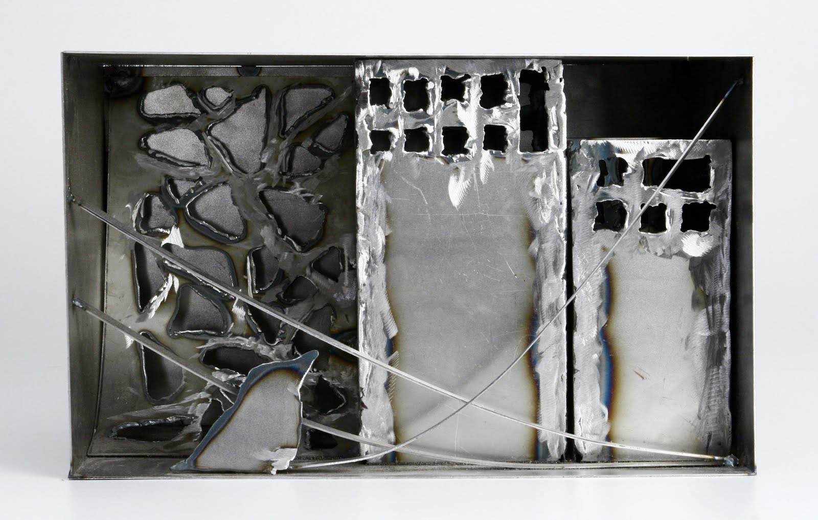 3D: Sculpture, Product Design, Furniture and MORE: Cardboard into metal