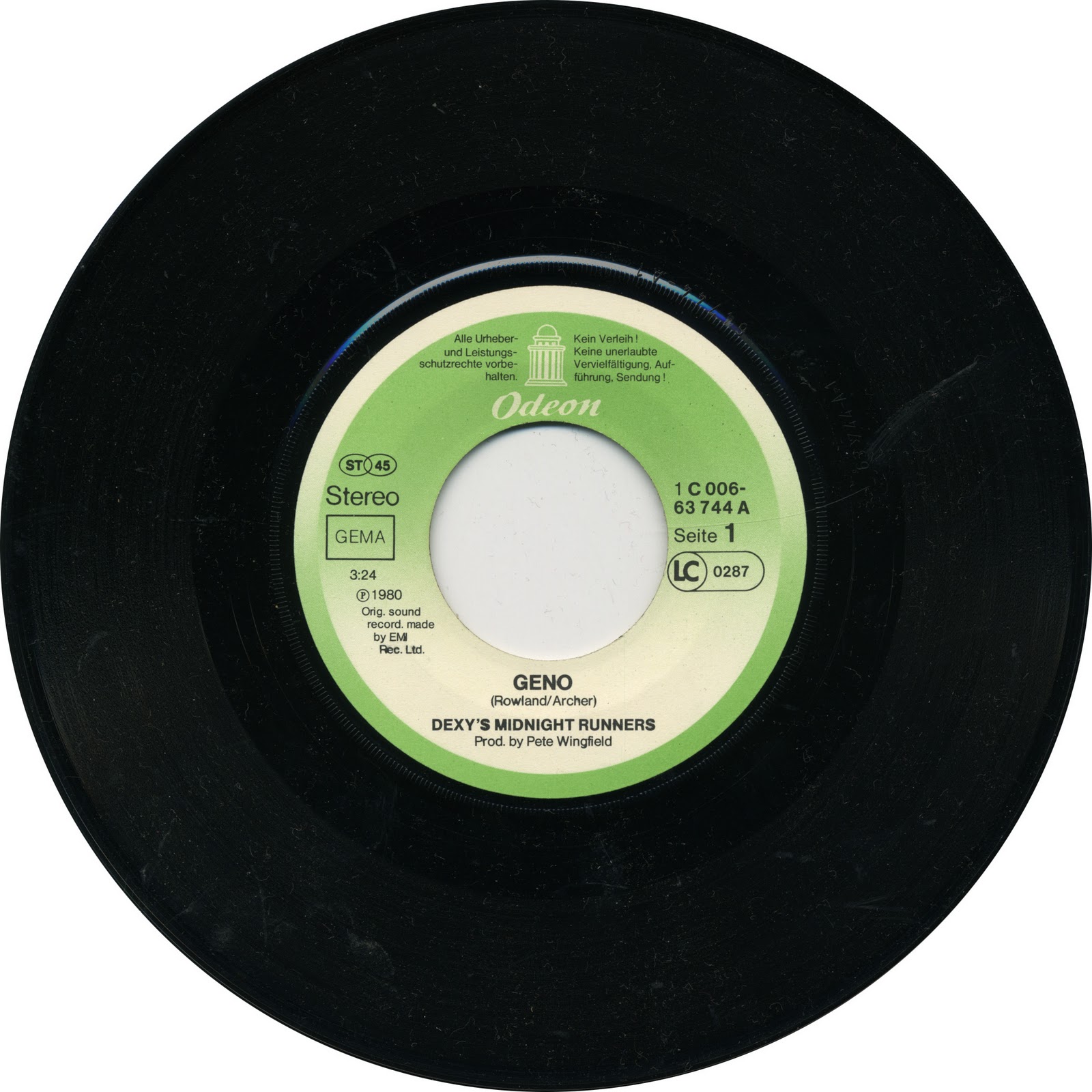 The Mangrove Delta Plan Collapsed: Dexy's Midnight Runners - Geno [45 ...