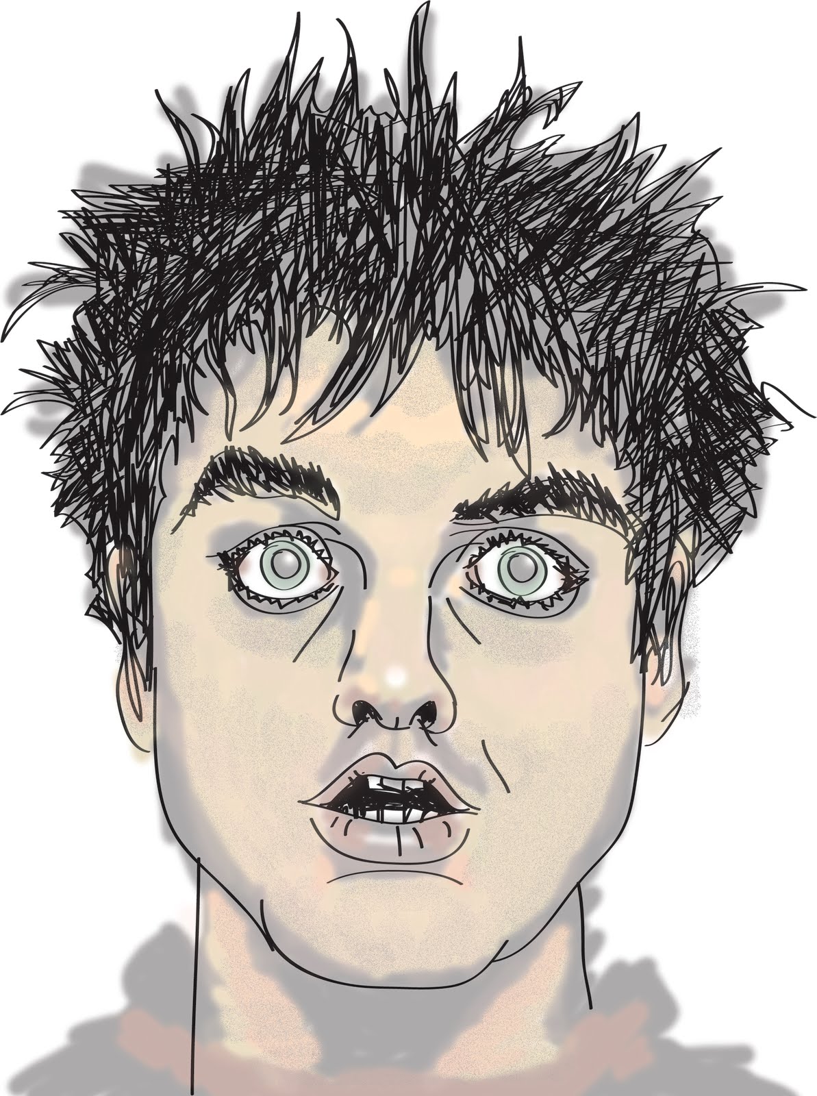 JCthejourney: Billie Joe Armstrong Drawing done in Illustrator then ...