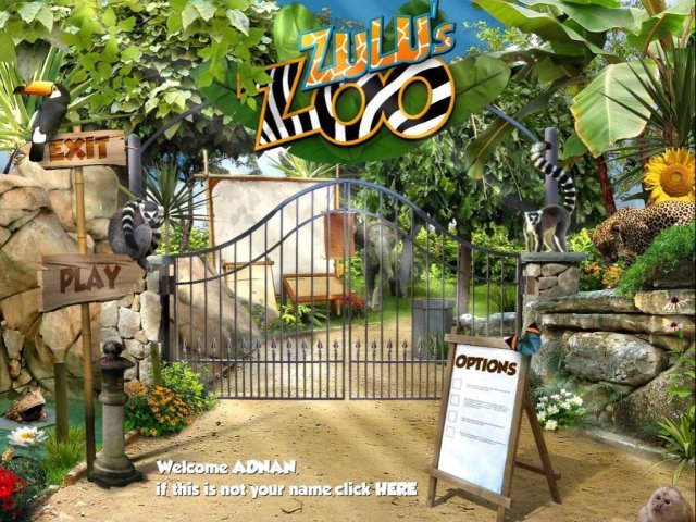 Adeli Games: Zulu's Zoo