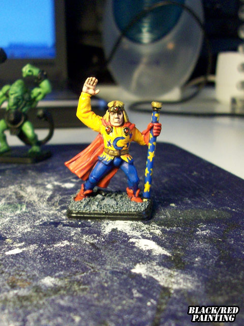 Black/Red painting studio: Heroquest wizard!