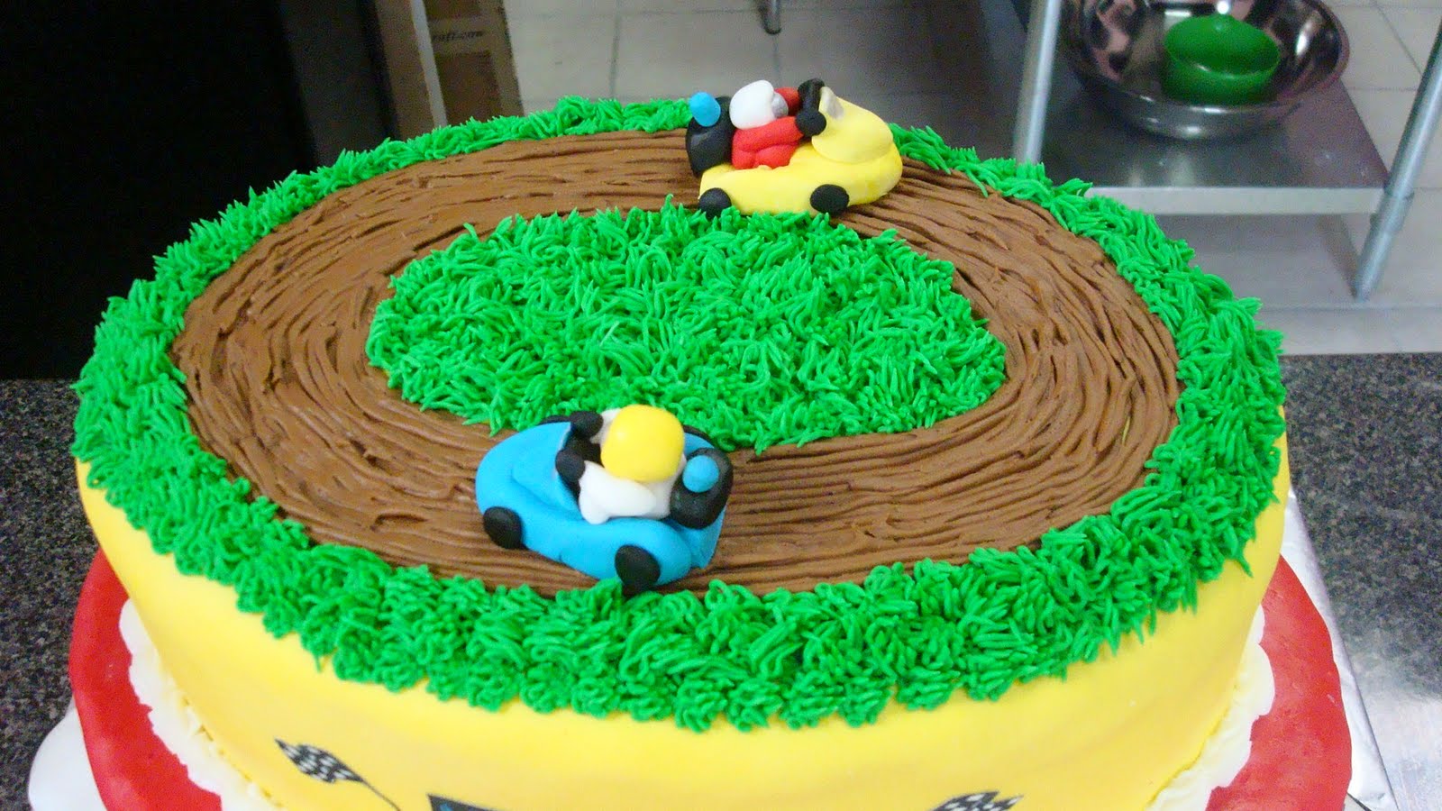 5 Times As Sweet Cakes: Go Kart Celebration Cake