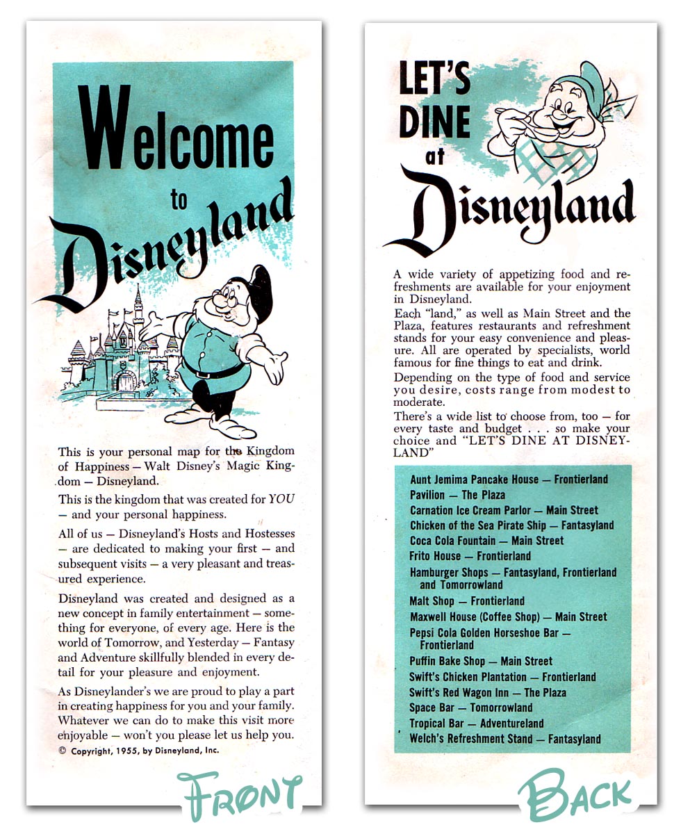 and everything else too: Disneyland '55