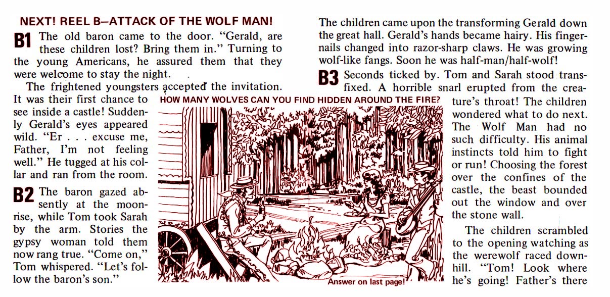 and everything else too: View-Master Wolf Man