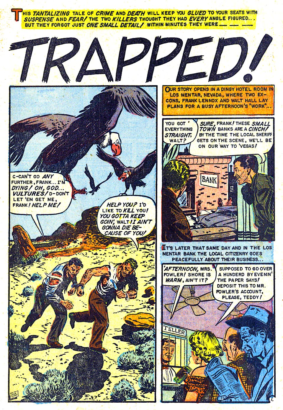 THE HORRORS OF IT ALL: Trapped!