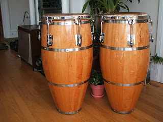 Rumba Instruments: Buying a set of congas: Artisan Conga Makers
