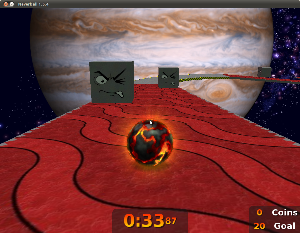 Zoyi: Ubuntu 上好玩的3D小品遊戲（一）— Neverball