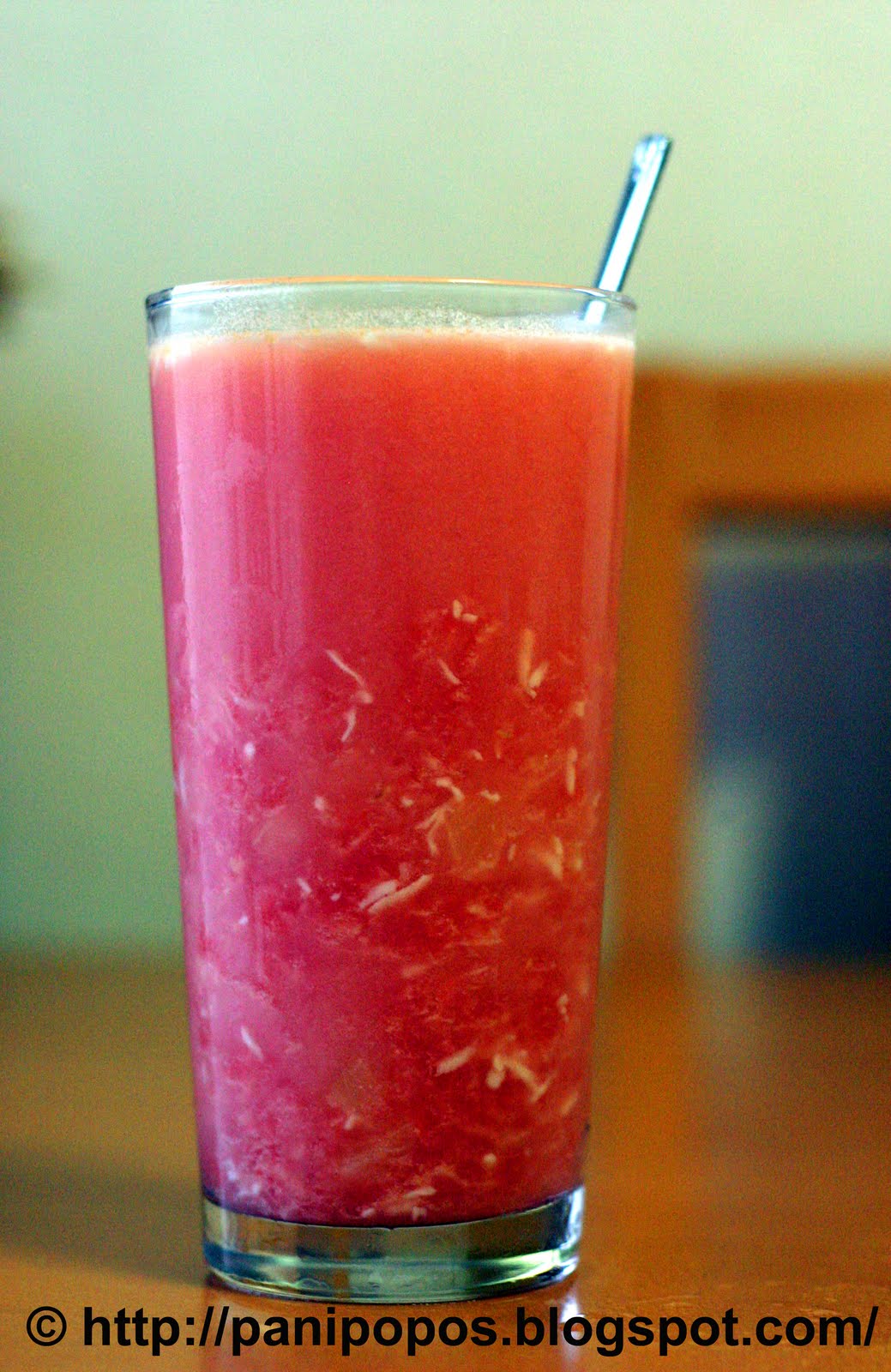 Samoa Food: Vaimeleni - Watermelon Drink