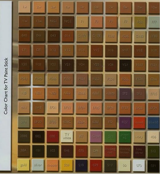 KRYOLAN Fanatics: Color Code For KRYOLAN, DERMACOS, DERMACOLOR, Supra Color