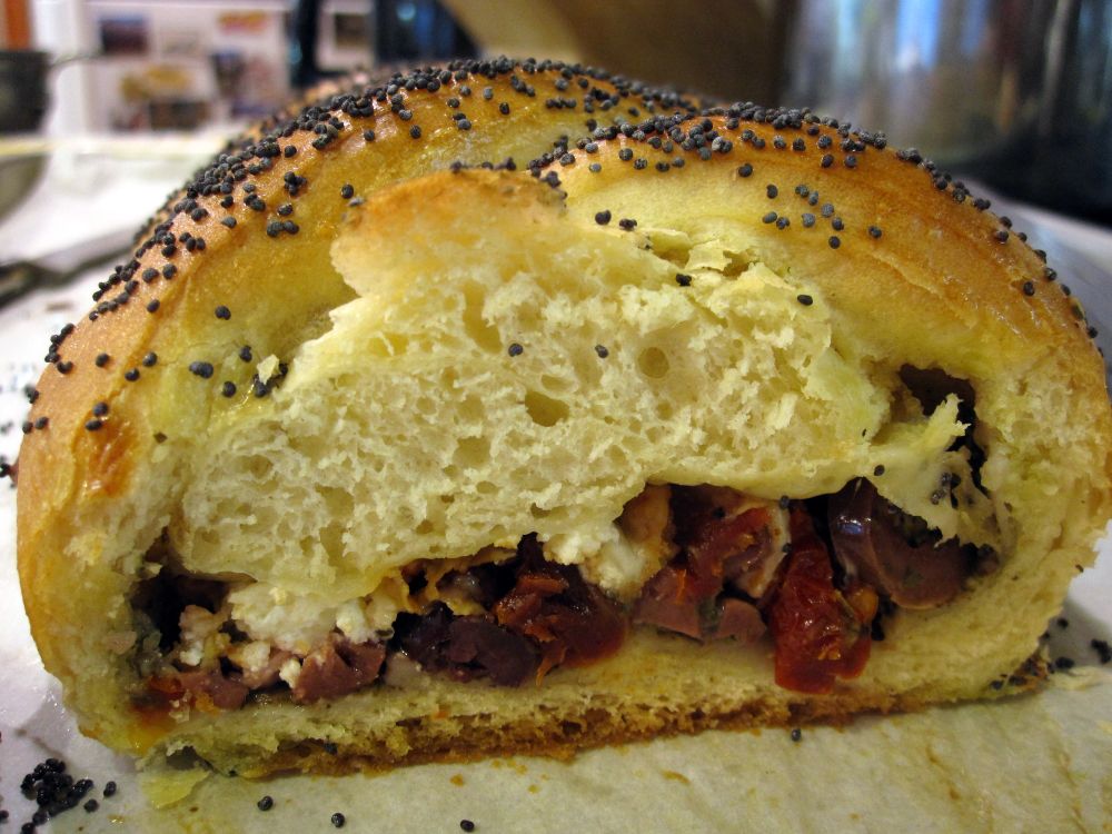 Happy Go Marni: White, Red, and Green Italian Braid Featuring a Pesto ...