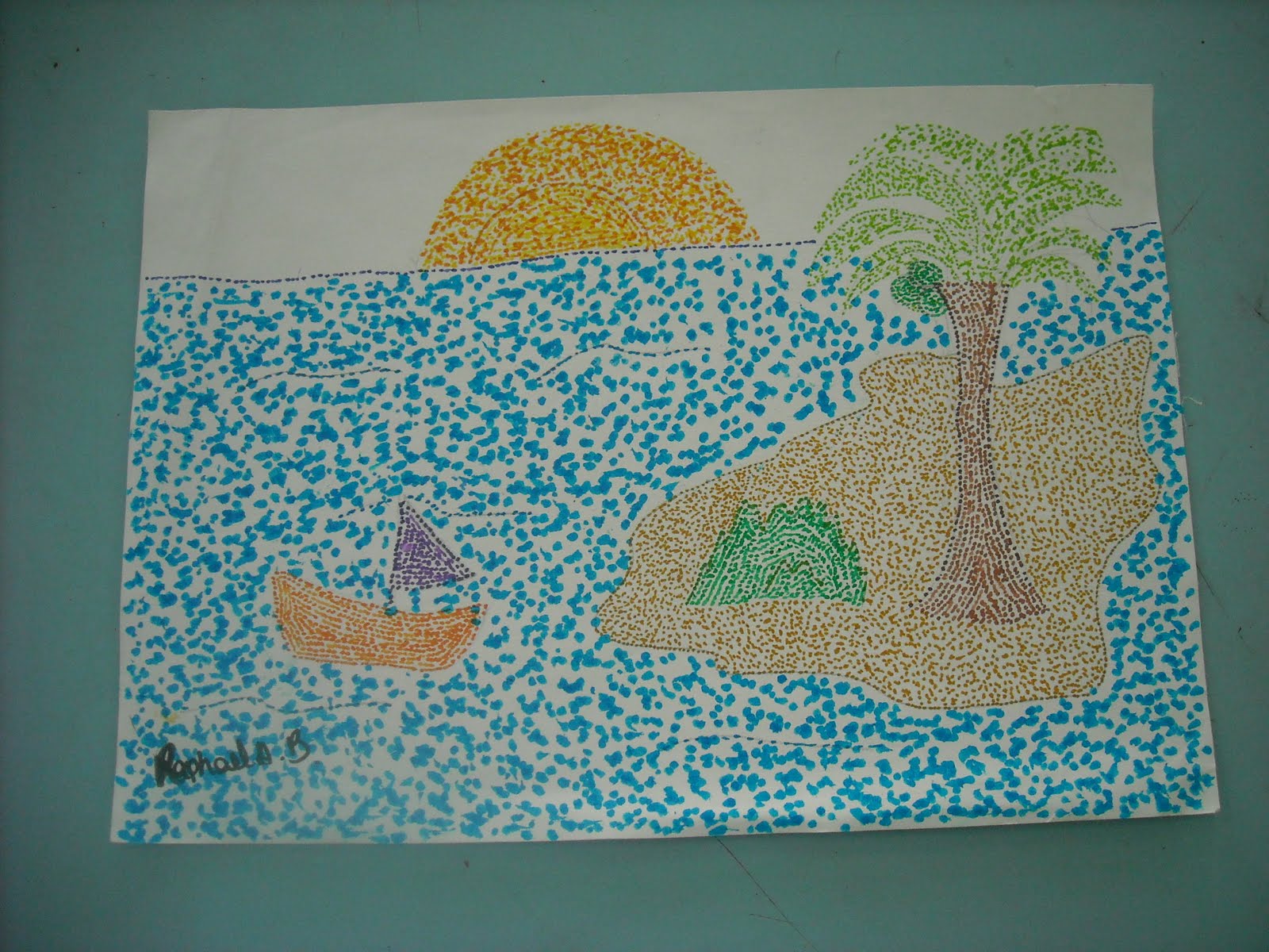 Arte Educação: Pontilhismo - Movimento Pós-impressionista