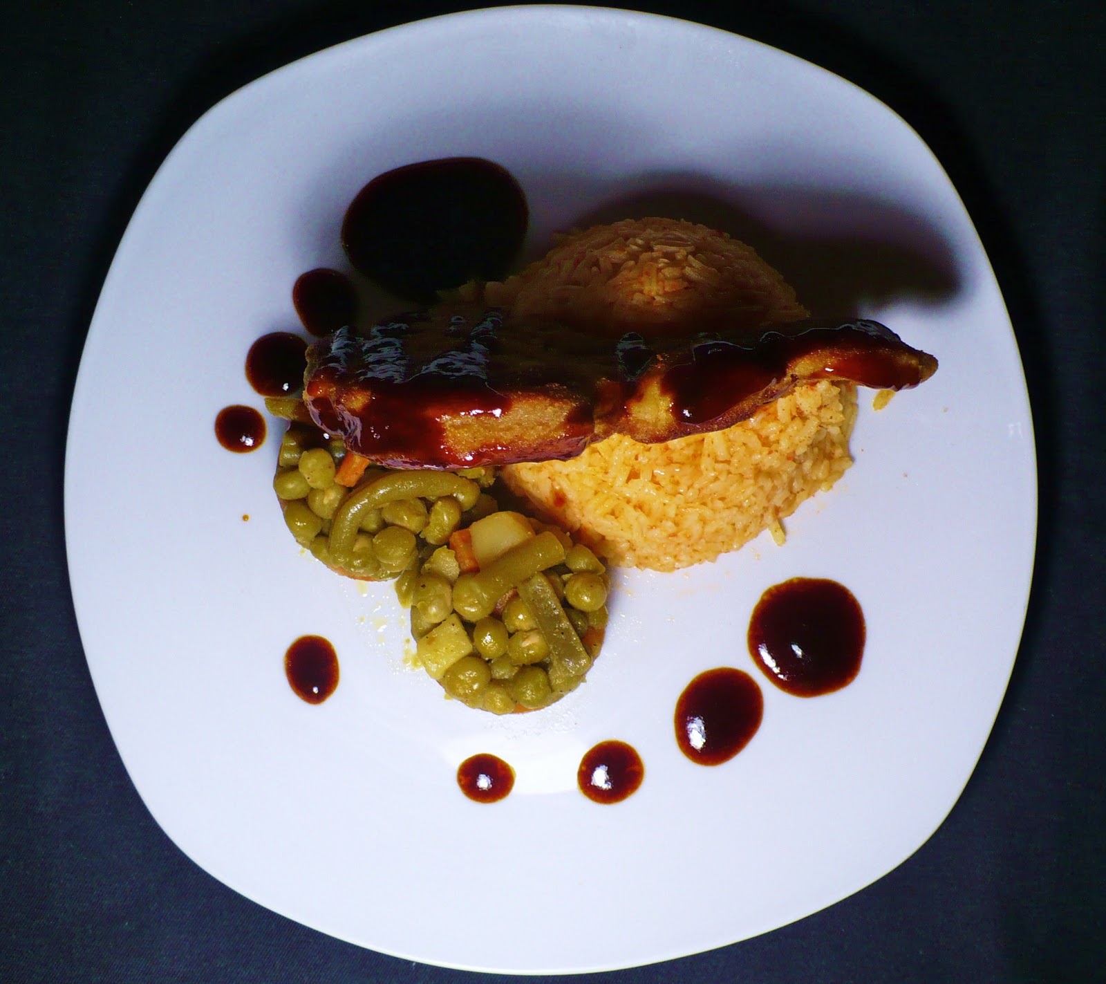 TAGUARITA GOURMET ARTE CULINARIO: CHULETAS DE CERDO EMPANIZADA CON ARRO ...