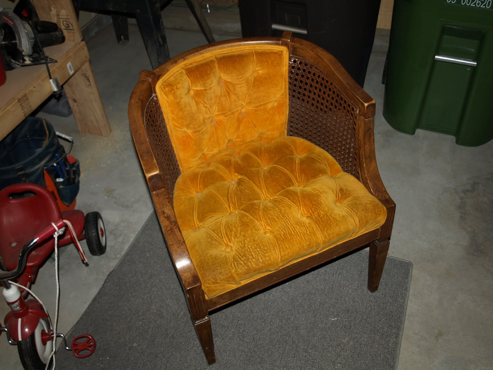 oh write!: Yellow Cane Chair: A Tutorial
