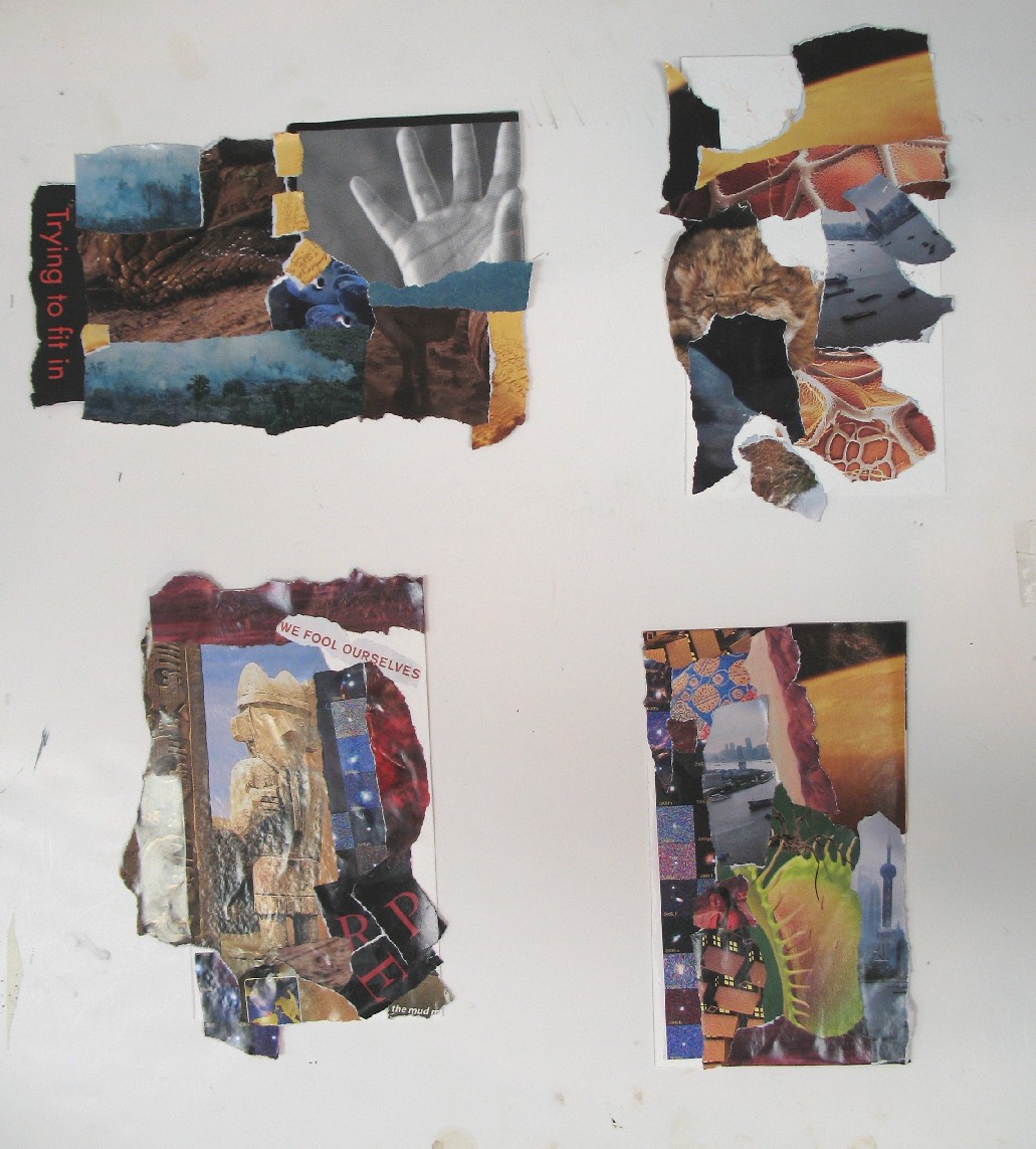 Naperville Art League Oct 2010 Two Day Collage Workshop-day 2