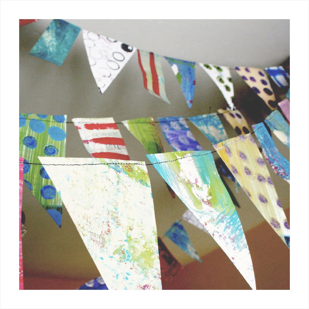 alisaburke: Recycled Bunting Flags