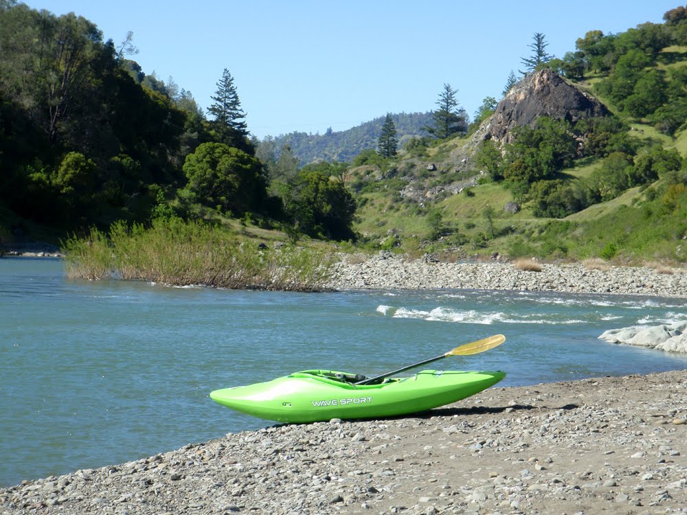Woman on Water: New Green Kayak