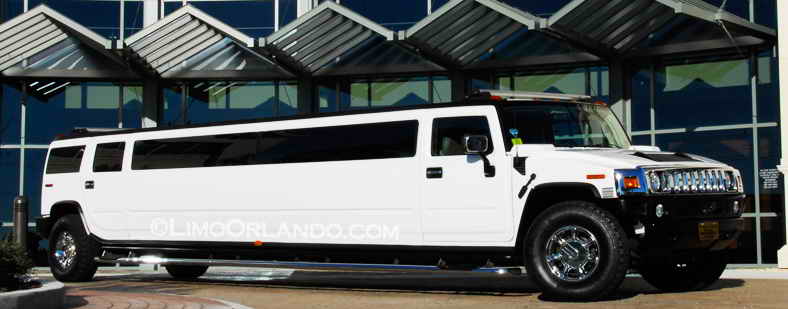 White Hummer Limo
