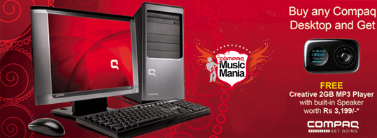 Pak Computer College: Buy HP Compaq Desktop Pc Get Creative Zen Mp3 ...