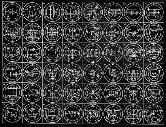 Kabbalah Zen of Cagliostro: Goetia: 72 seals and King Solomon