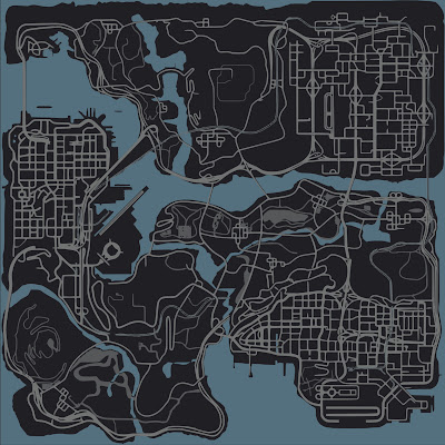 GTA sa map kayak di GTA IV