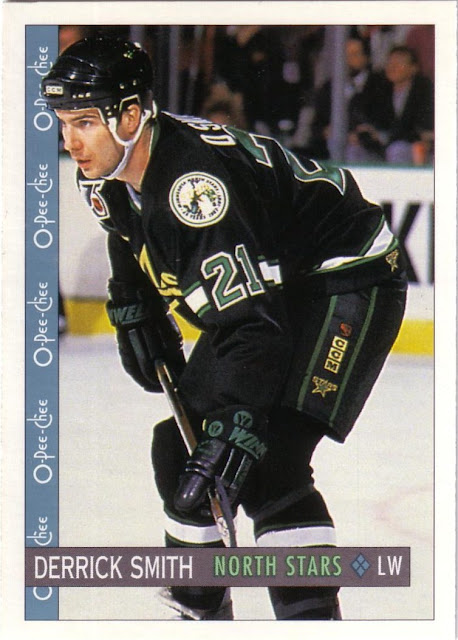 Minnesota North Stars Cards: 1992-93 O-Pee-Chee #363 Derrick Smith