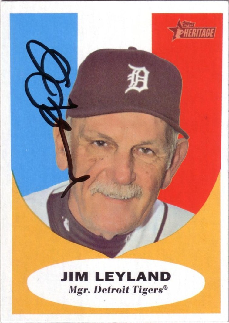 Signed DC: Jim Leyland