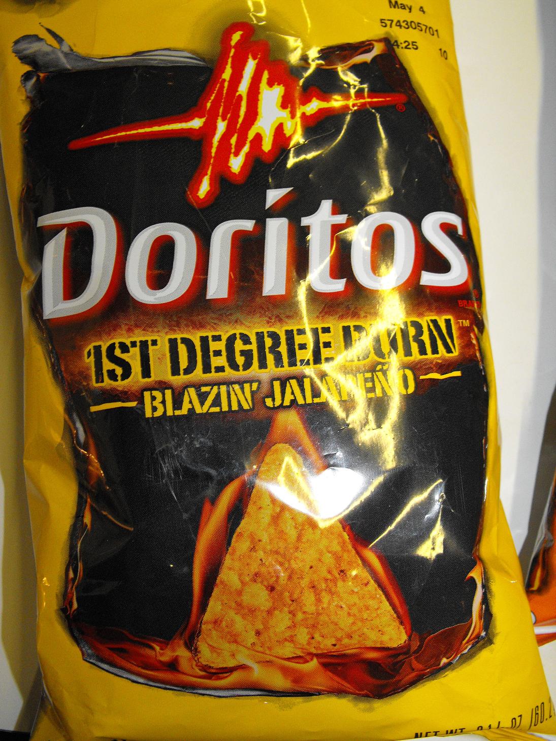 Hot Chicks Eatin' Spicy Chips: Snack #119- Doritos 1st Degree Burn ...