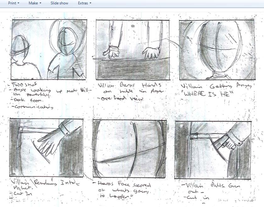 Black Out: Story Boards