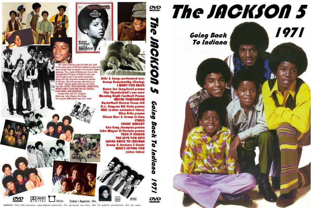 BANCA DO ROCK Rock Concert DVD: 971 - DVD THE JACKSONS 5 1971 - BOOTLEG