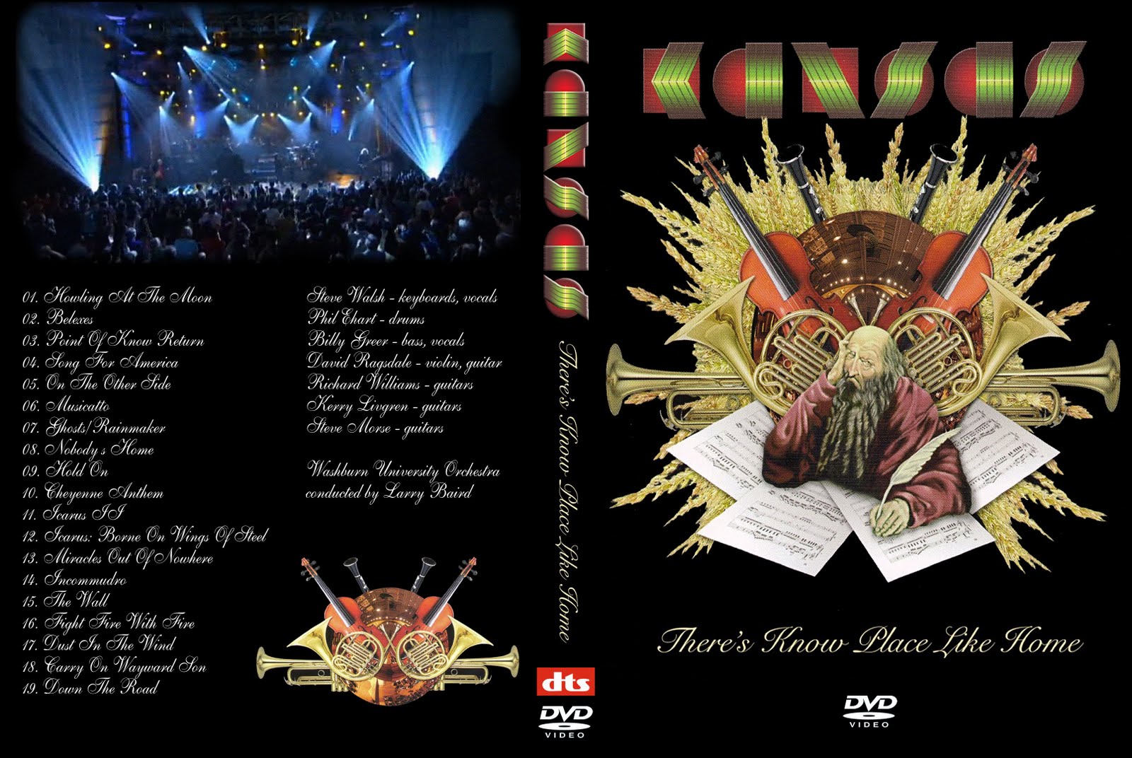 BANCA DO ROCK Rock Concert DVD: 1269 - DVD KANSAS - BOOTLEG