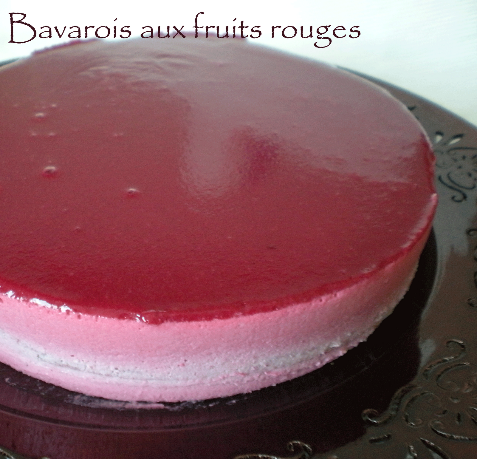 Bavarois aux fruits rouges