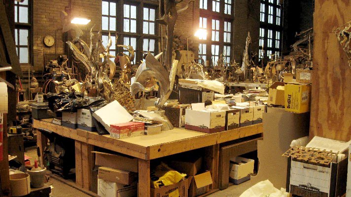 Studio Chicago Blog: A Creative Space: Richard Hunt's Studio