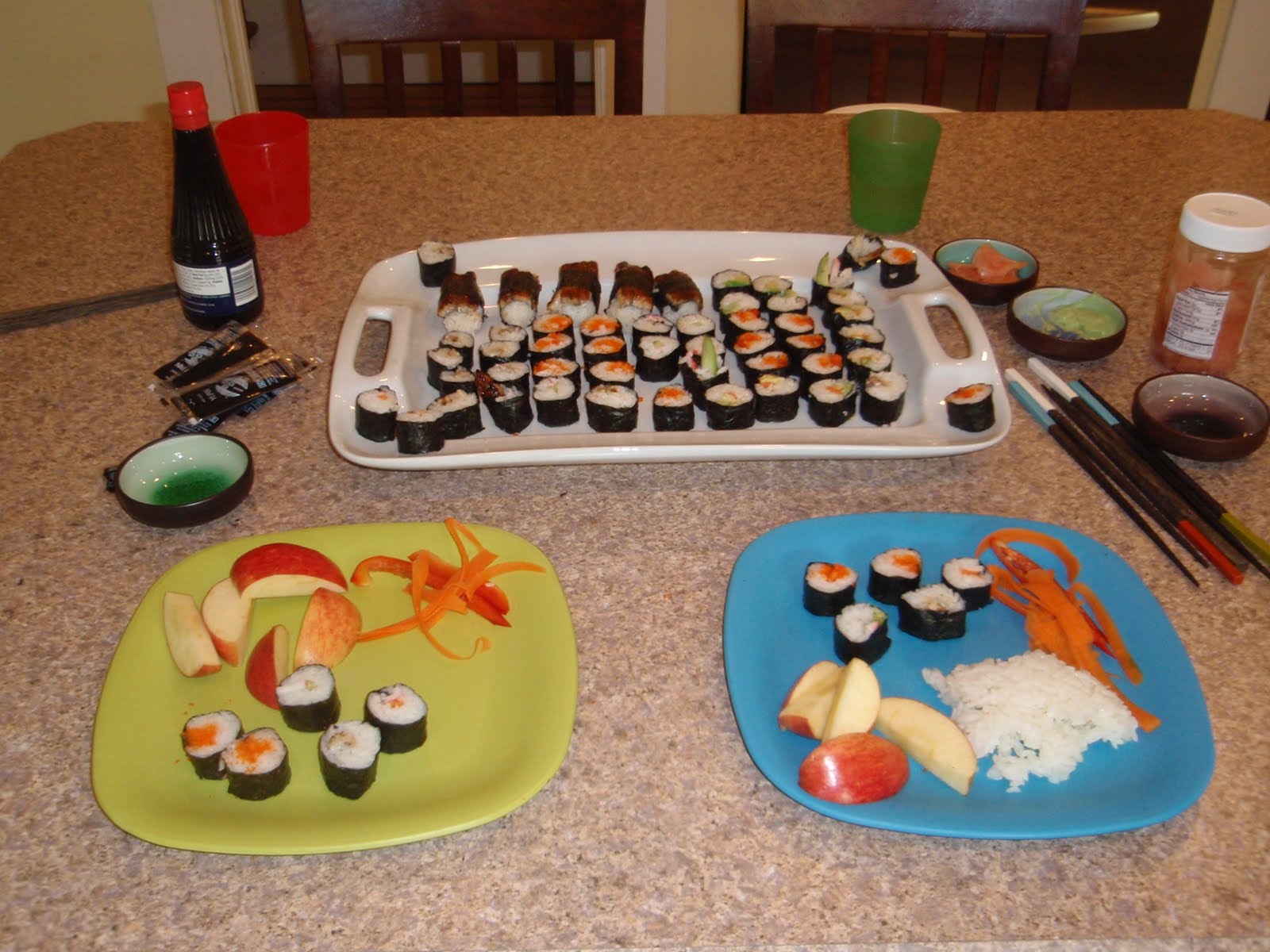 Christine's Crazy Kids: Making Sushi (one activity - two purposes)