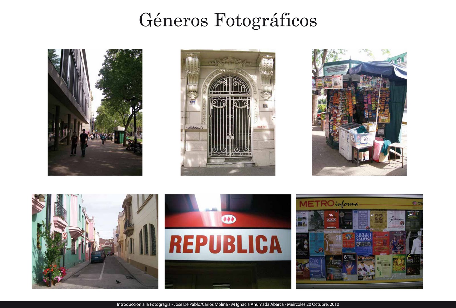 Introducción a la Fotografía: Géneros Fotográficos # 2