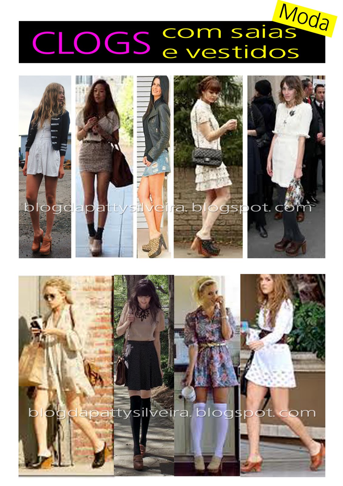 Blog da Patty Silveira: Clogs - Tendência Verão 2011