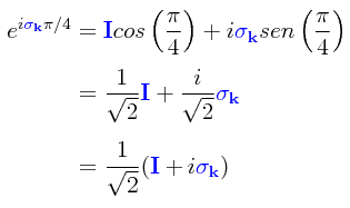 La Mecánica Cuántica: Rotaciones de las matrices de Pauli