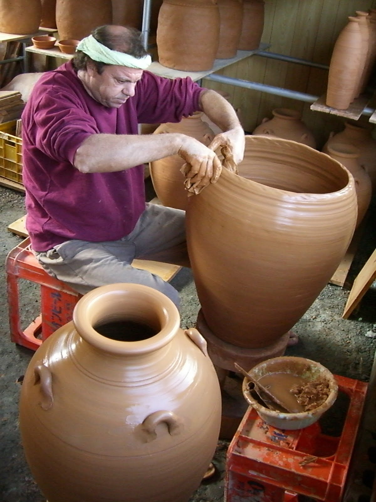 ポール ロリマー Paul Lorimer News: 作陶風景