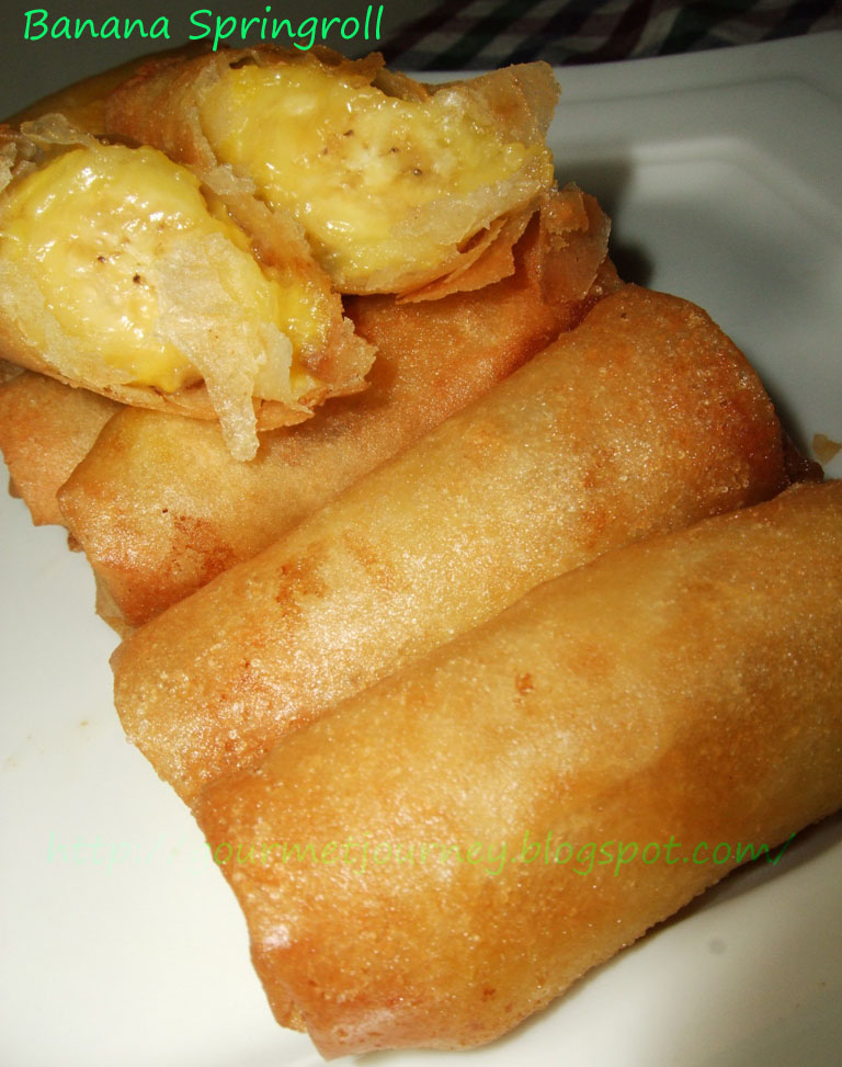 Gourmet Journey: Banana Springroll