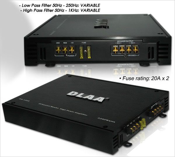 GT Racing WORLD: DLAA ULTIMATE DA-1202 480W RMS 2 Channel Amplifier ...