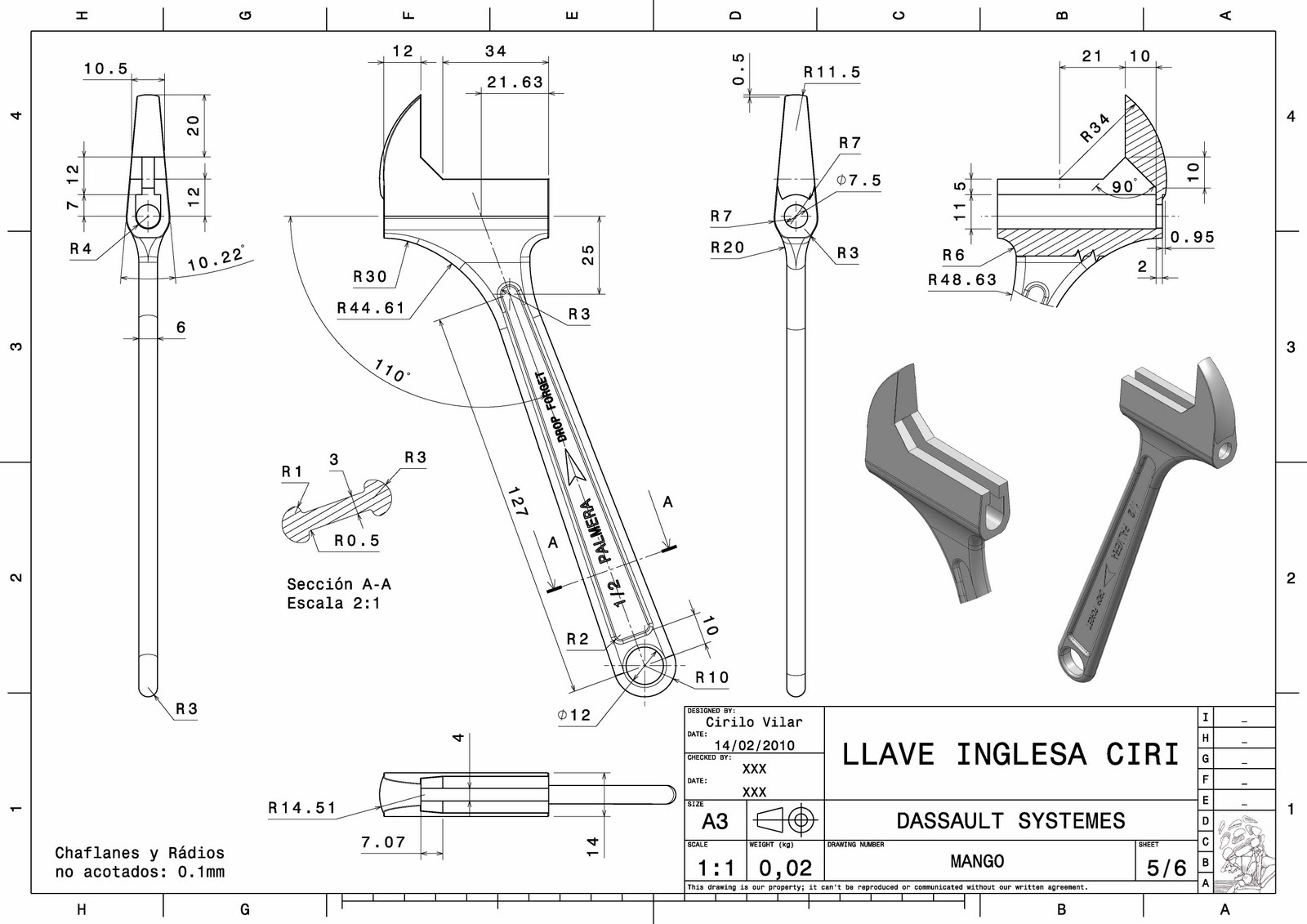 Llave stilson medidas – Mesa para la cama